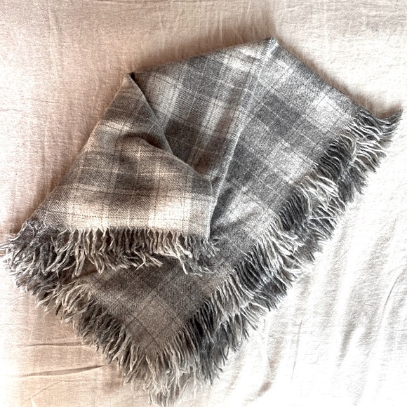 Bedding | Vintage Woolen Plaid Throwshawl | Poshmark
